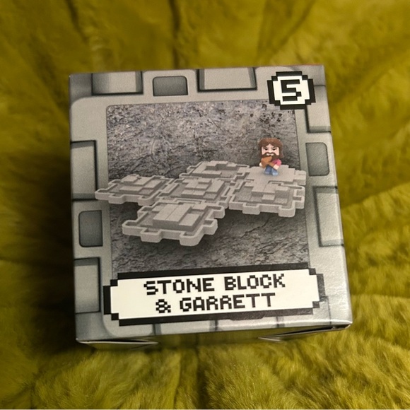 Minecraft | Toys | Minecraft Movie Mcdonalds Toy Stone Block Garrett ...
